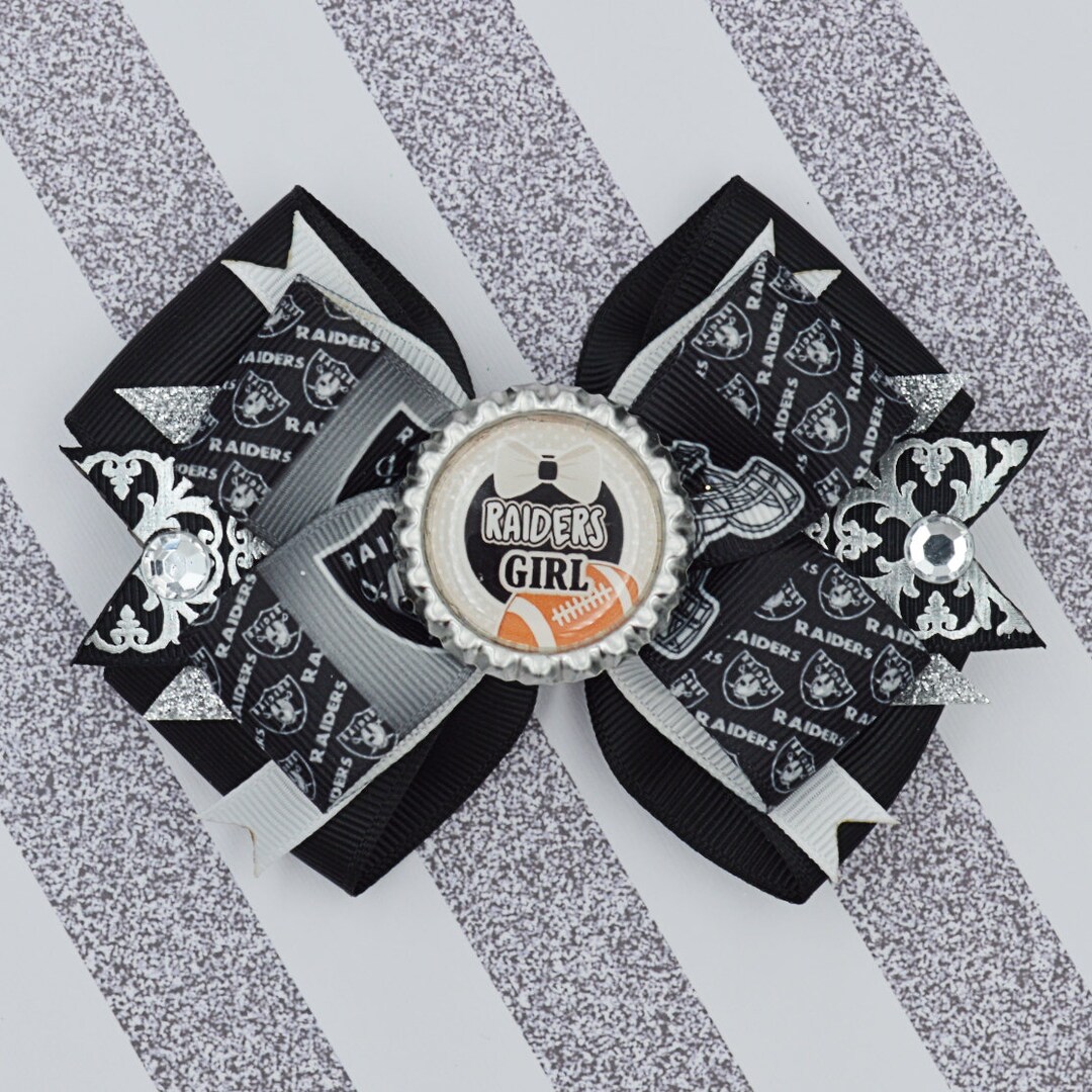 Las Vegas Raiders Bow Raiders Football Raiders Nation - Etsy