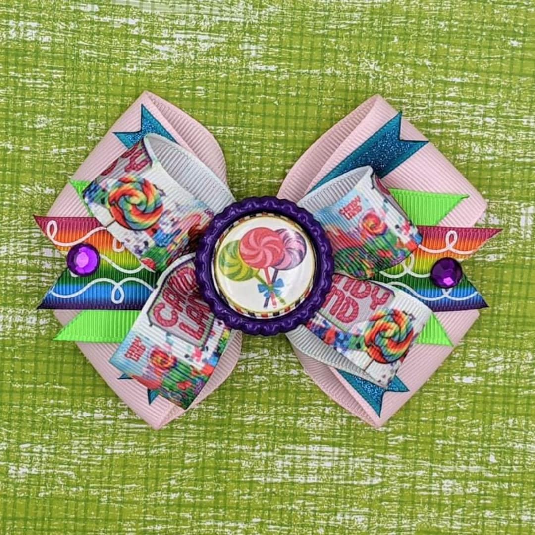 Candyland Hair Bow Candyland Bow Candyland Game Candyland Candyland ...