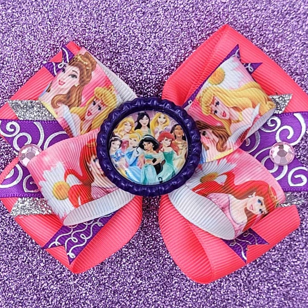 Princess Hair Bow - Etsy