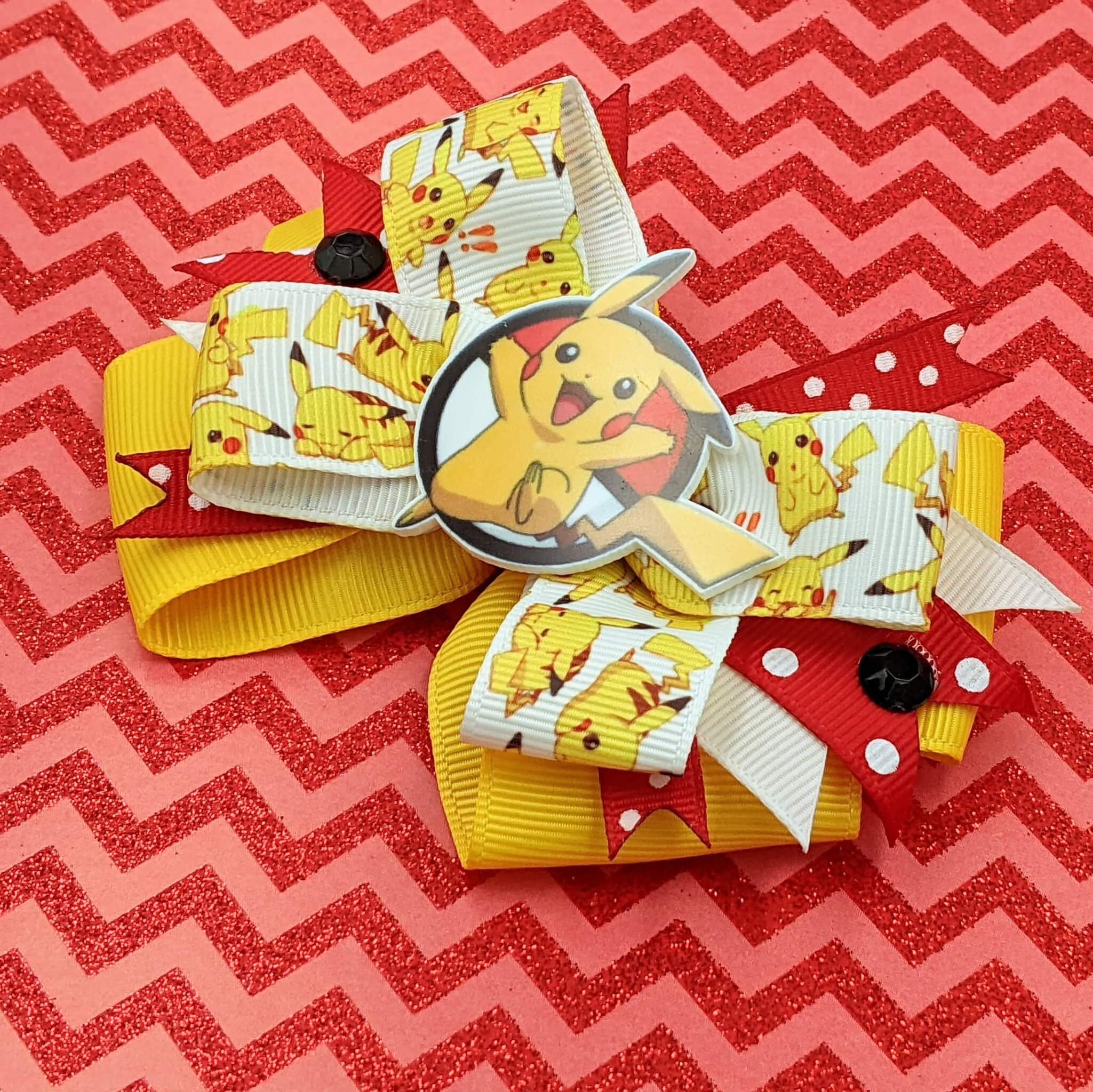 Pikachu Pokemon Bow Pokemon Pikachu Pokemon Bow - Etsy