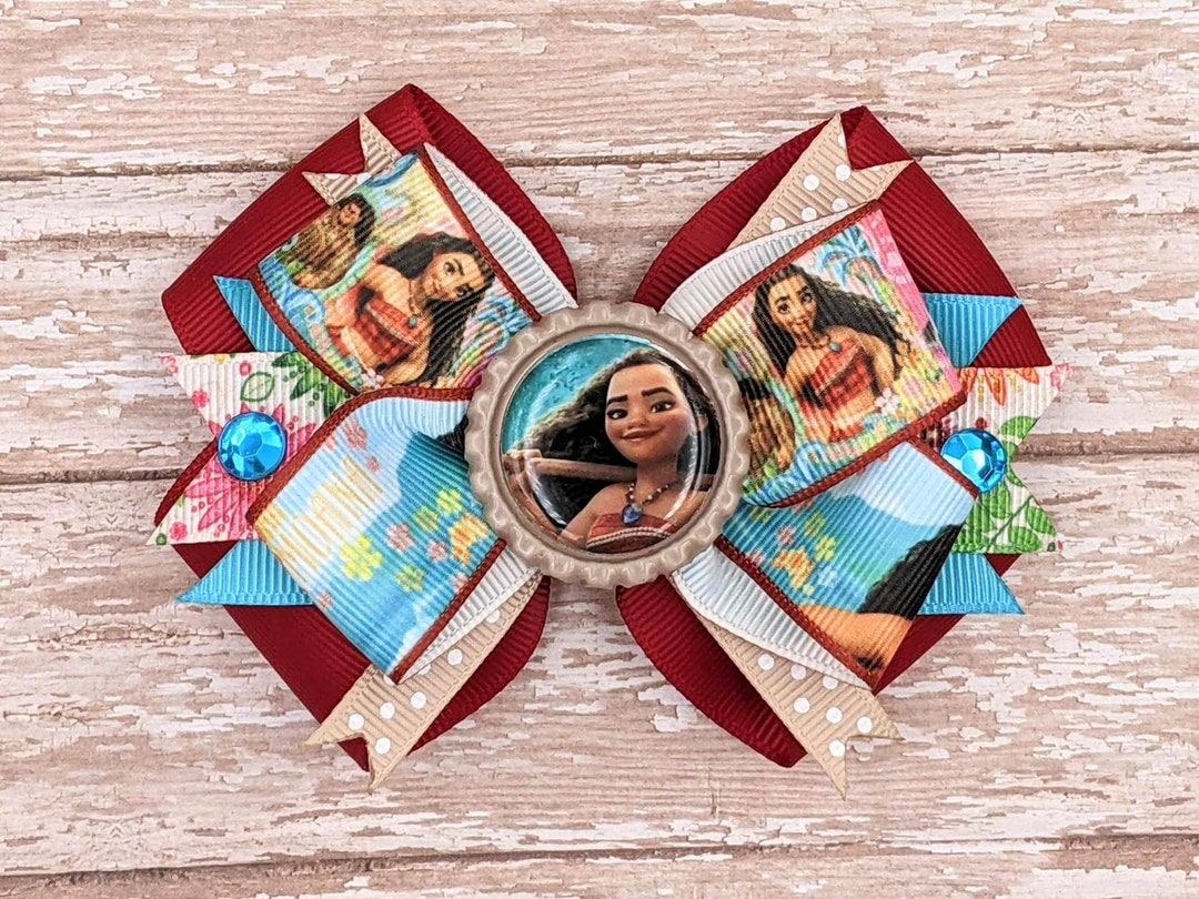 Moana Bow Princess Moana Chiefs Daughter Ocean Sea Bow disney Princess ...