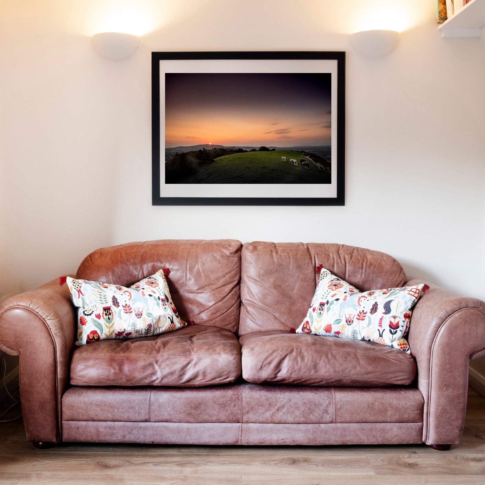 Sunrise From the Billy Wynt, Llantrisant, South Wales - Etsy