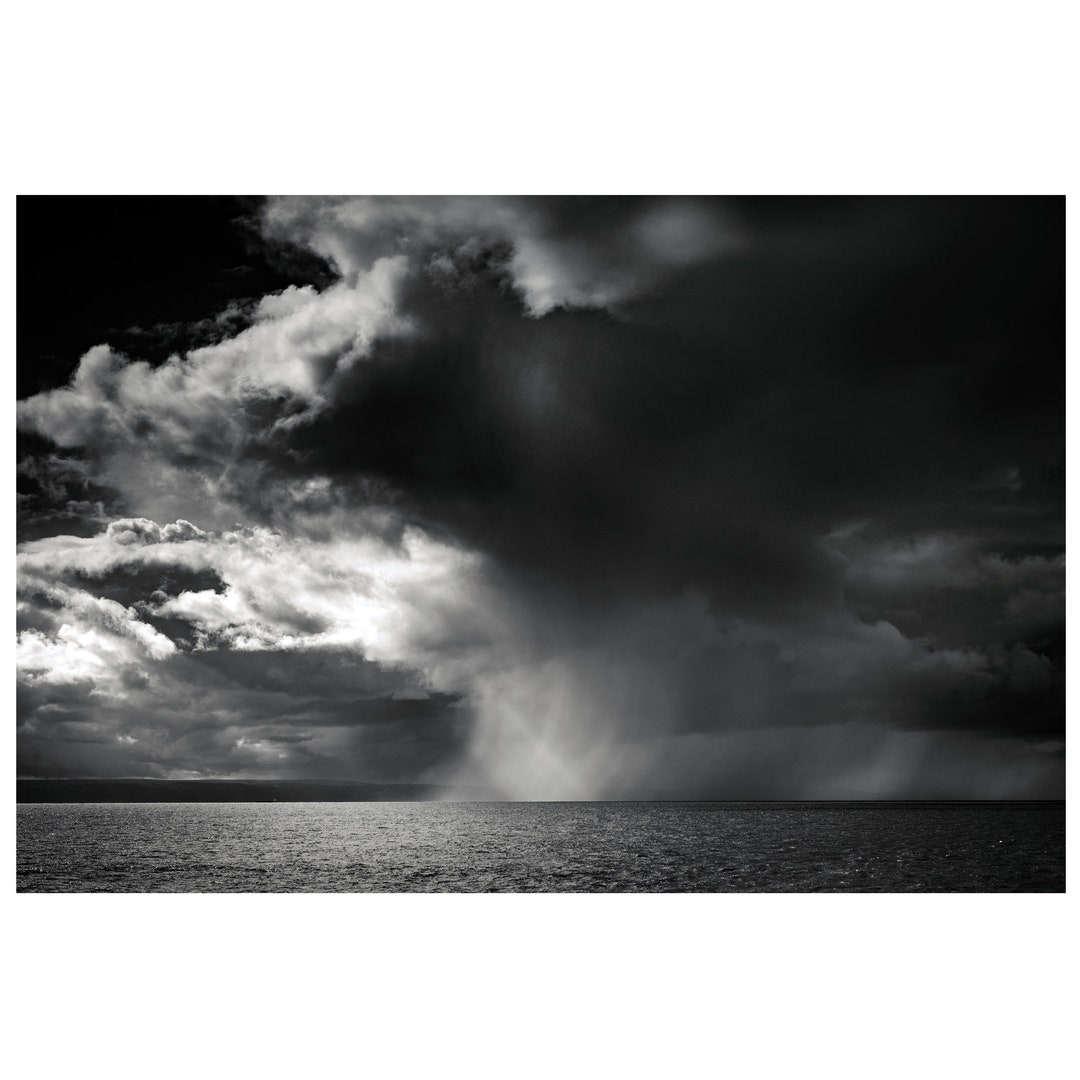 Dramatic Rain Clouds in the Bristol Channel, Uk, Fine Art Travel ...