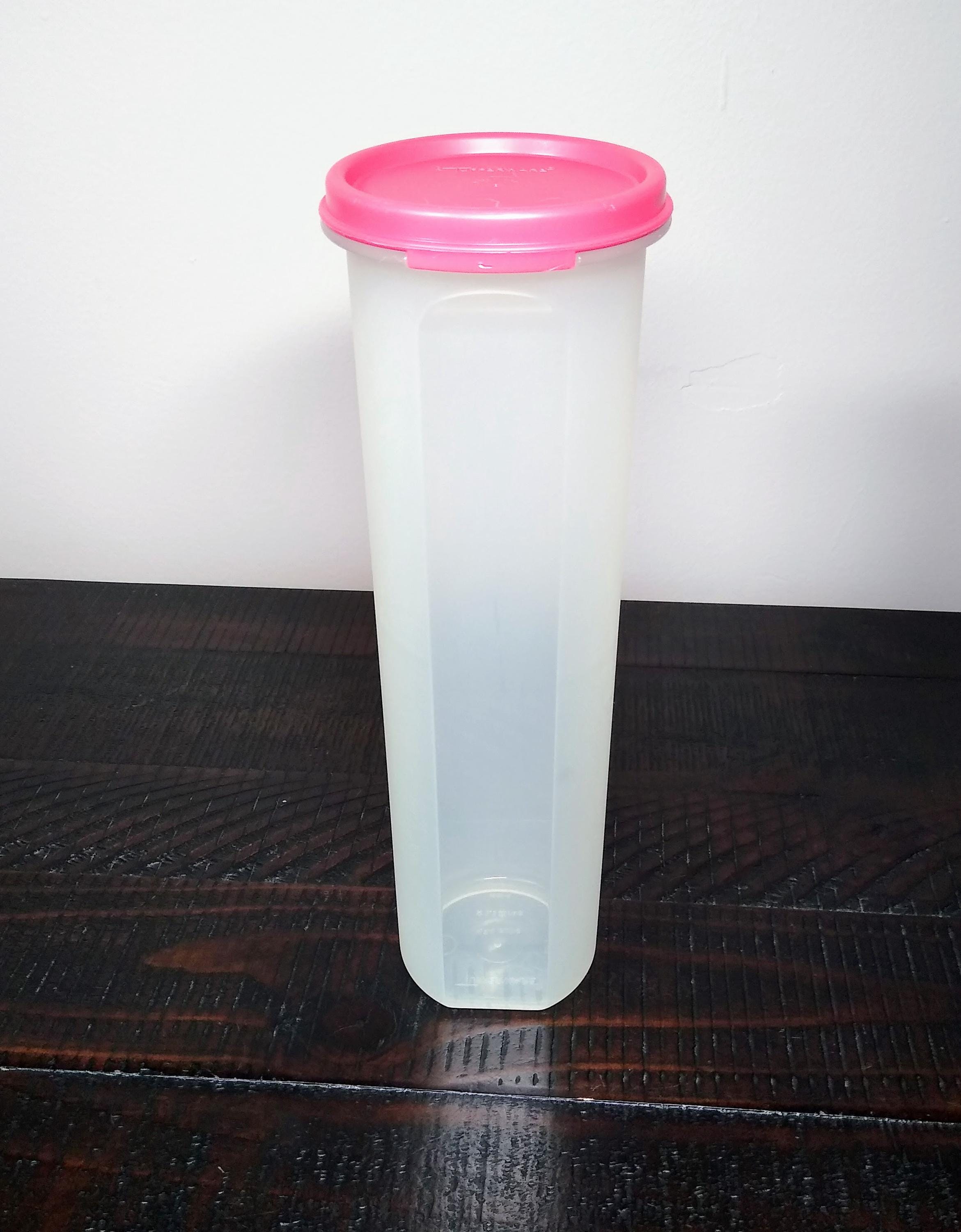 Tupperware Modular Mates Spaghetti Keeper With Dark Pink Lid, Vintage ...