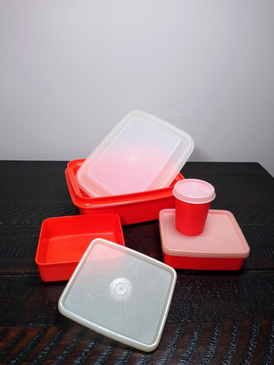Tupperware Pack-n-carry Lunch Set, Vintage Tupperware Lunch Box Set - Etsy