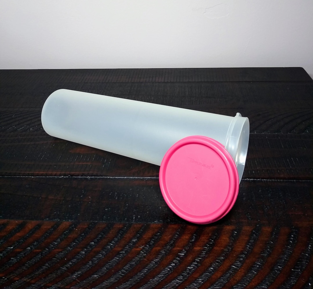 Tupperware Modular Mates Spaghetti Keeper With Dark Pink Lid, Vintage ...