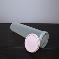 Tupperware Modular Mates Spaghetti Keeper With Dark Pink Lid, Vintage ...