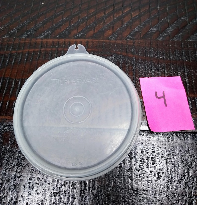 Replacement Tupperware Lids, Vintage Round Tupperware Lids, Sold ...
