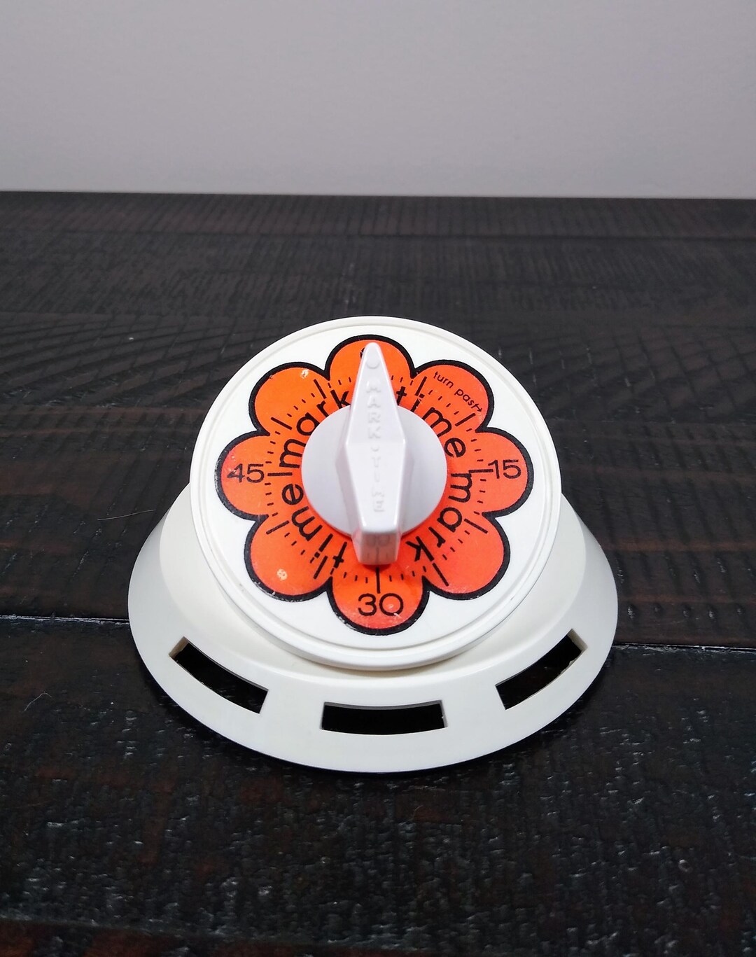 Mark Time Kitchen Timer, Vintage Orange Flower Minute Timer - Etsy