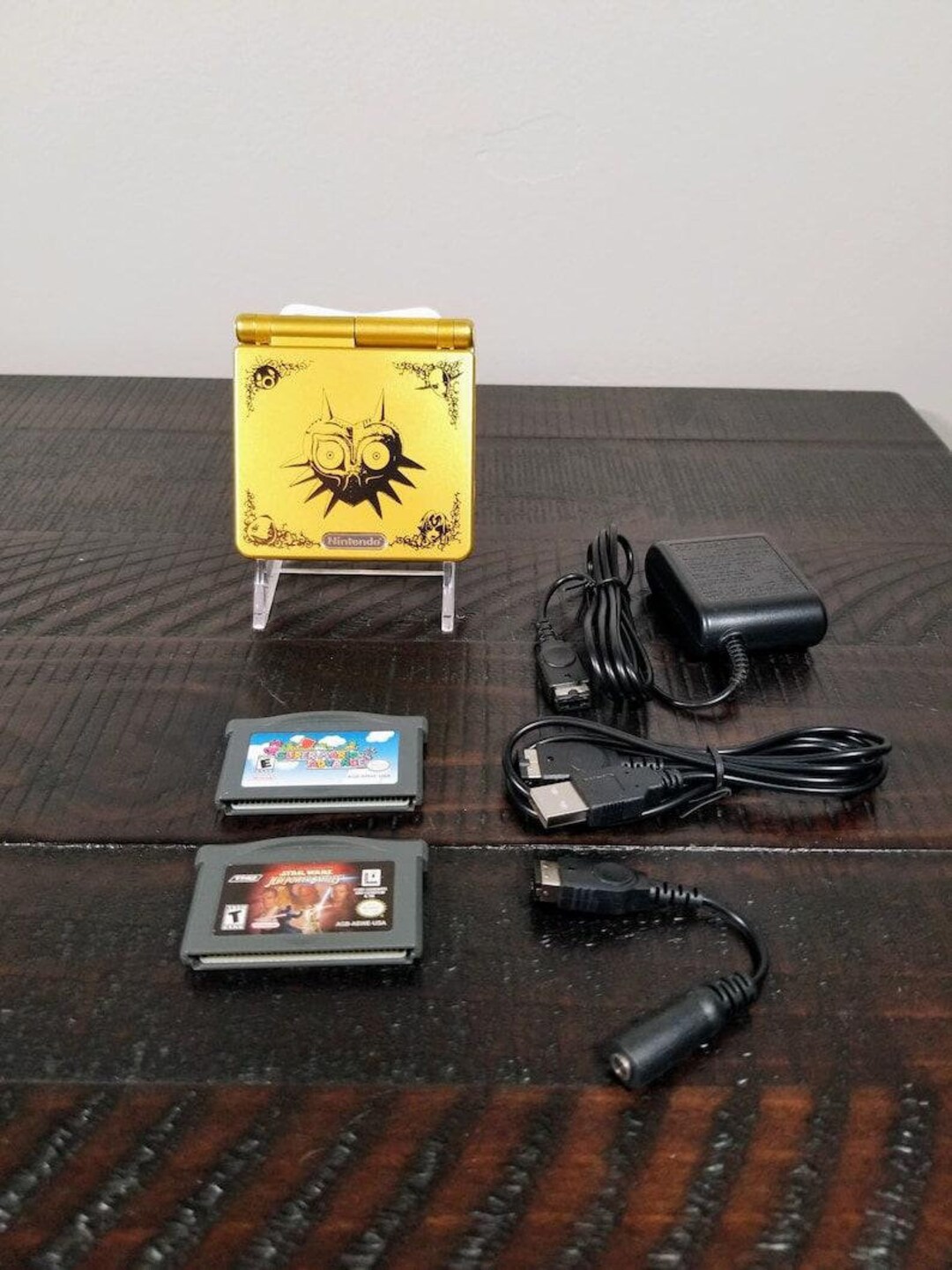 Nintendo Gameboy Advance SP With IPS Screen Upgrade, Zelda Shell, Super ...