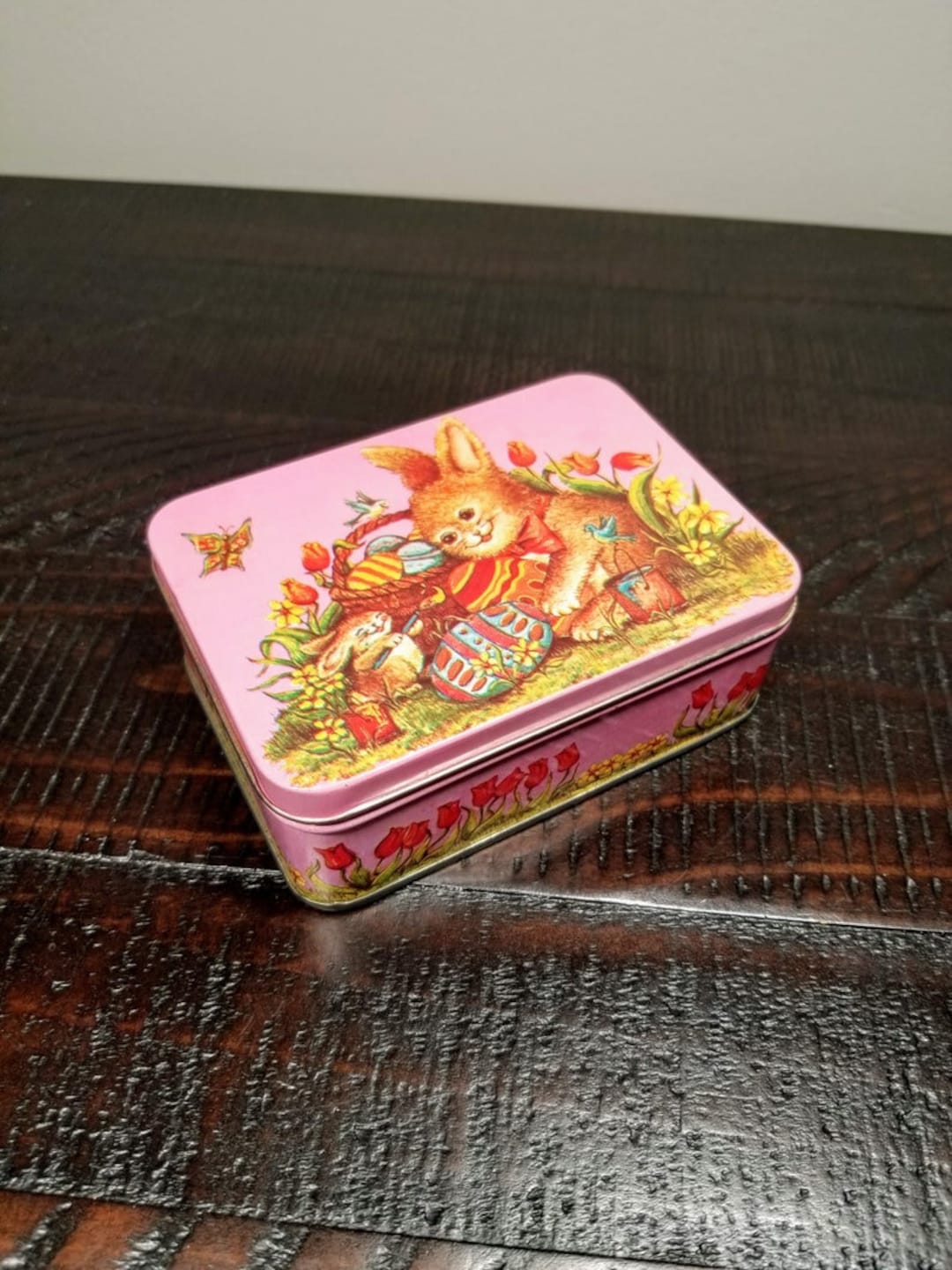 Easter Bunny Tin, Vintage Candy Tin, Giftco Tin - Etsy