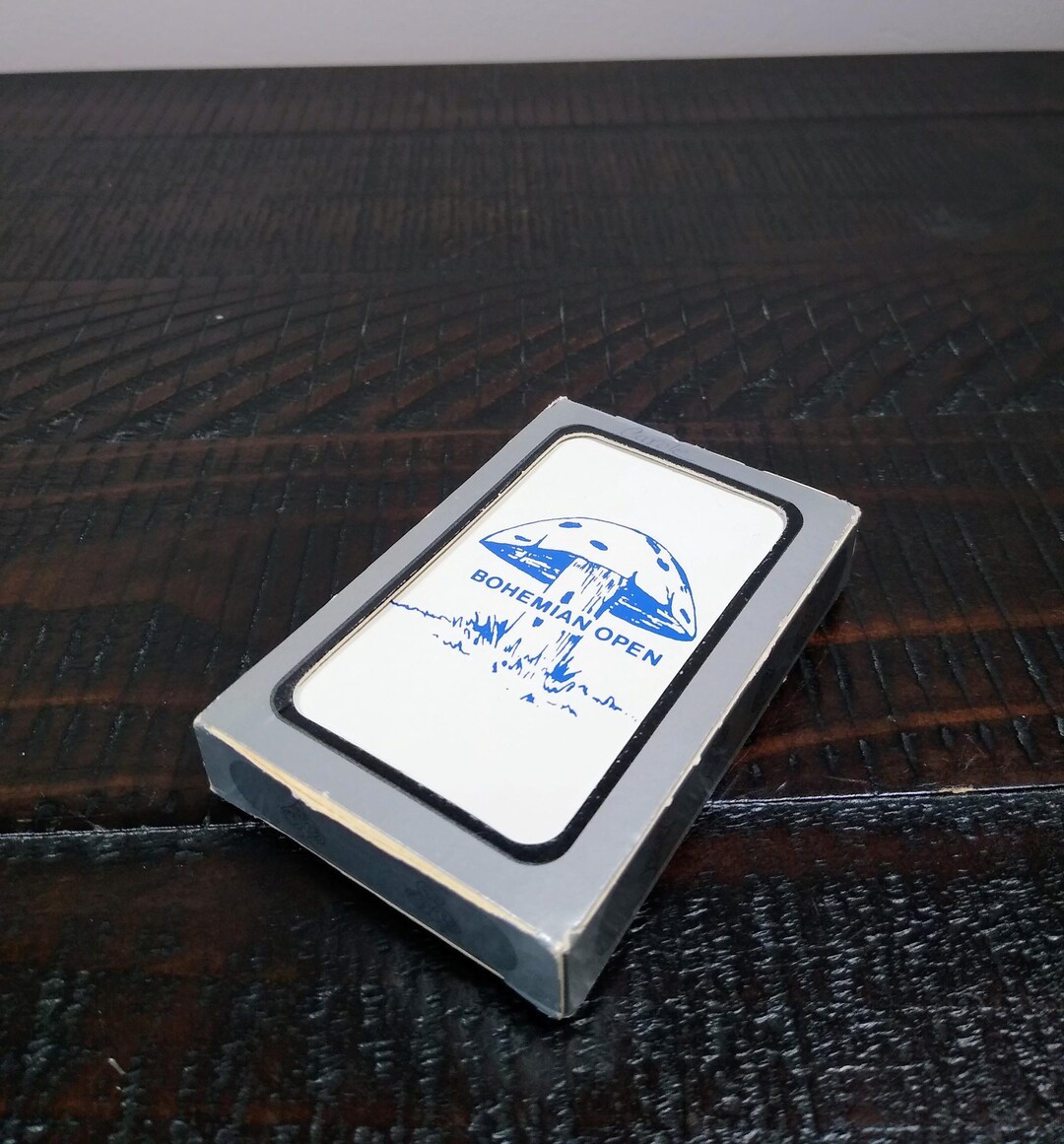 Deck of Vintage Mushroom Playing Cards, Unopened Bohemian Open Playing ...