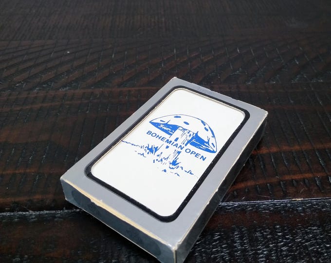 Deck of Vintage Mushroom Playing Cards, Unopened Bohemian Open Playing ...