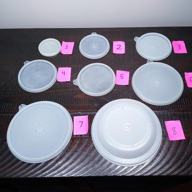 Tupperware Lid Round - Etsy