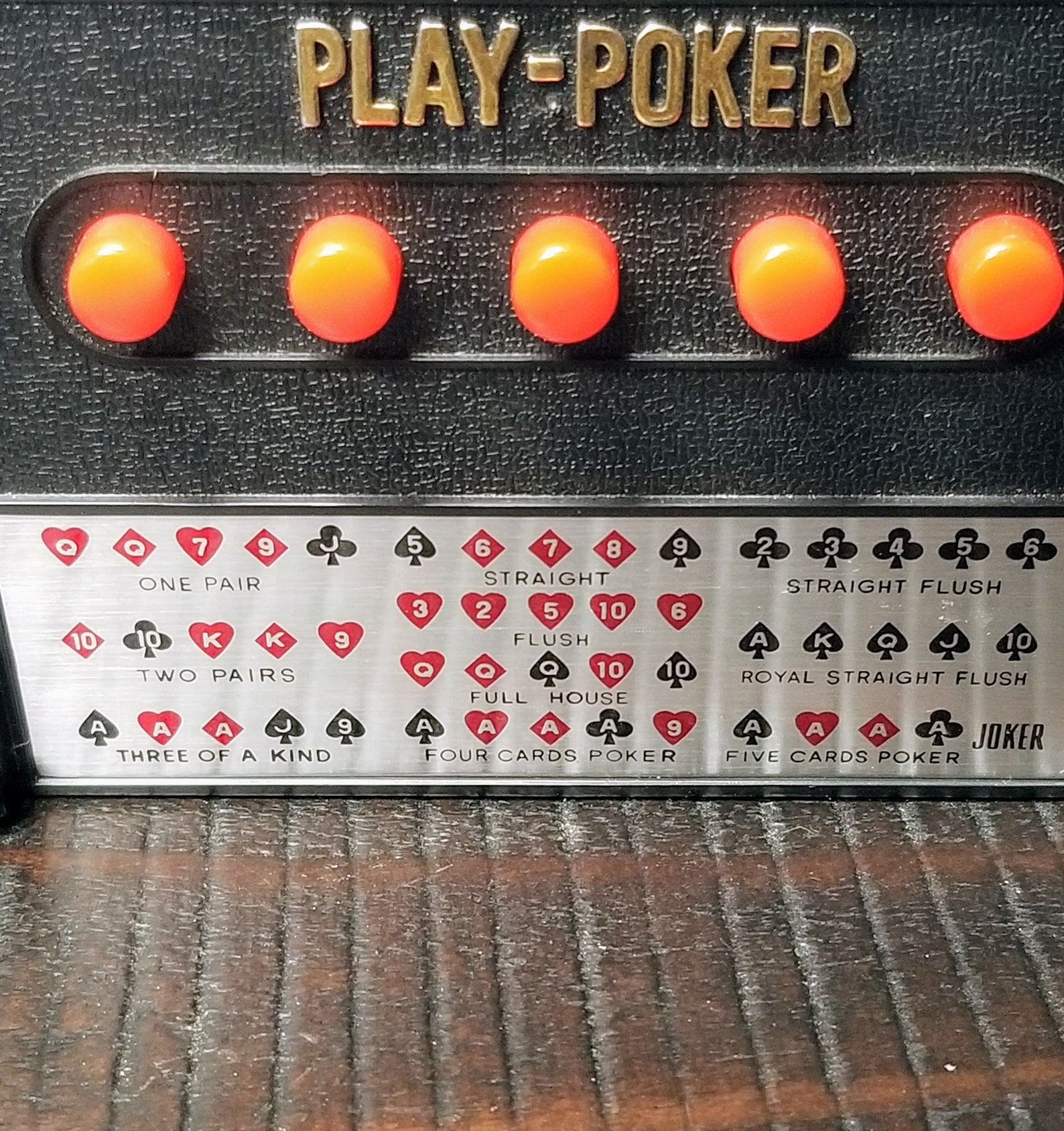 Vintage Play Poker Fully Automatic Battery Operated Mini - Etsy