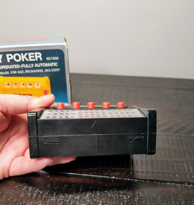 Vintage Play Poker Fully Automatic Battery Operated Mini - Etsy