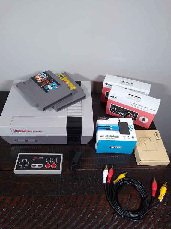 Nes 2 System With Nintendo NES Like New Shadow Warriors II 2 Ninja