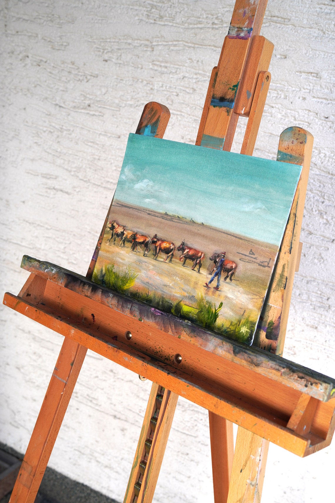 SOUTHAFRICA No 001 - Original Painting by Ali Olio - Oil Painting Oil ...