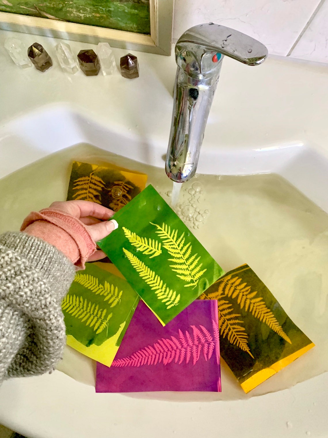 Sun Print Paper Craft Sun Print Paper Neon Kit Sun | Etsy