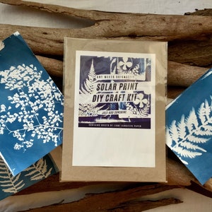 Cyanotype Paper , Craft Kit , DIY Sun Printing Kit , Cyanotype Kit ...