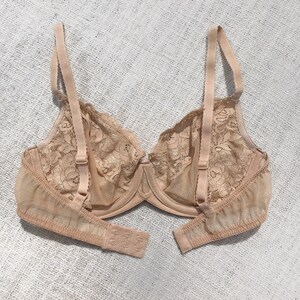 Vintage Lingerie Nude Vogue Bralette - Etsy