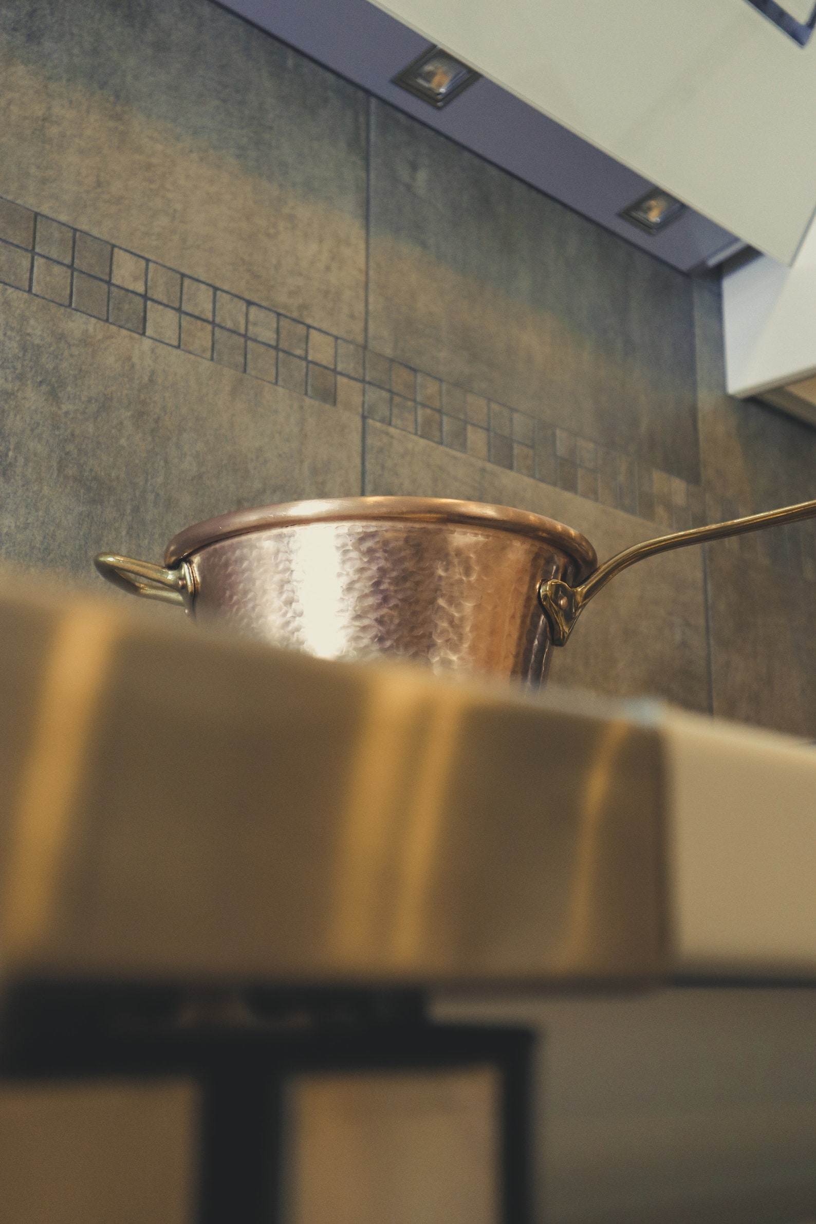 Handcrafted Copper Pot With Brass Handle 25 Cm Diameter Copper Pot ...