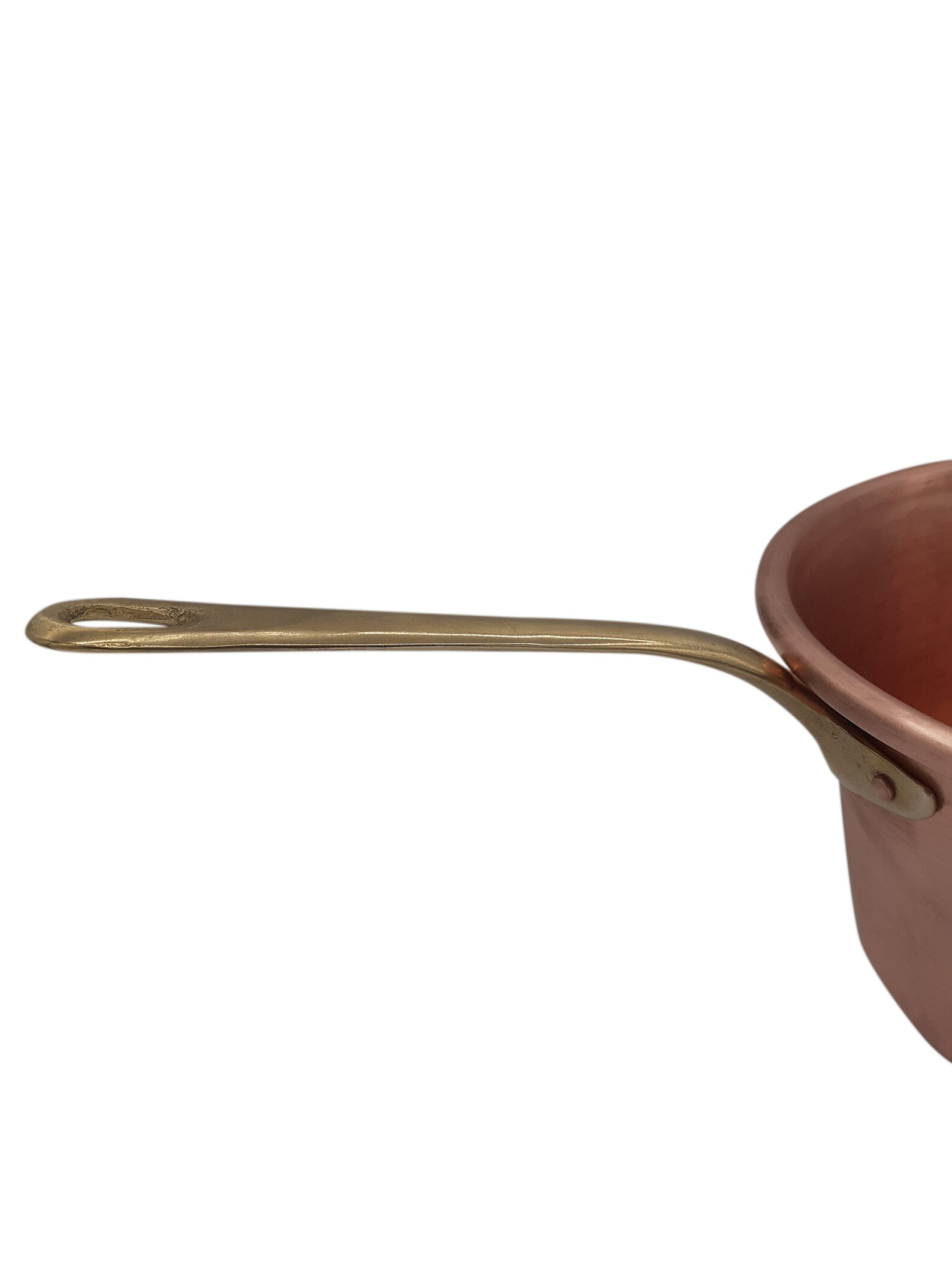 Handcrafted Copper Pot With Brass Handle 25 Cm Diameter Copper Pot ...