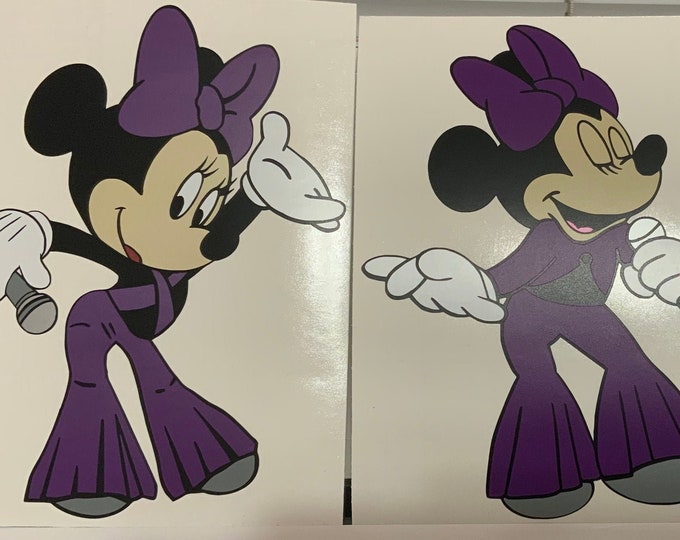 Minnie Mouse Inspired Permanent Decal/ Selena Inspired Decal/ Laptop ...