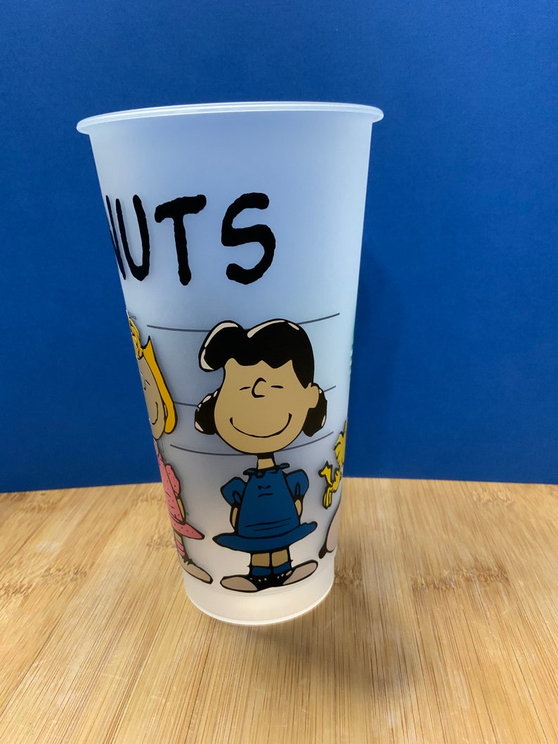 NEW Charlie Brown peanuts Starbucks Reusable Cup. | Etsy