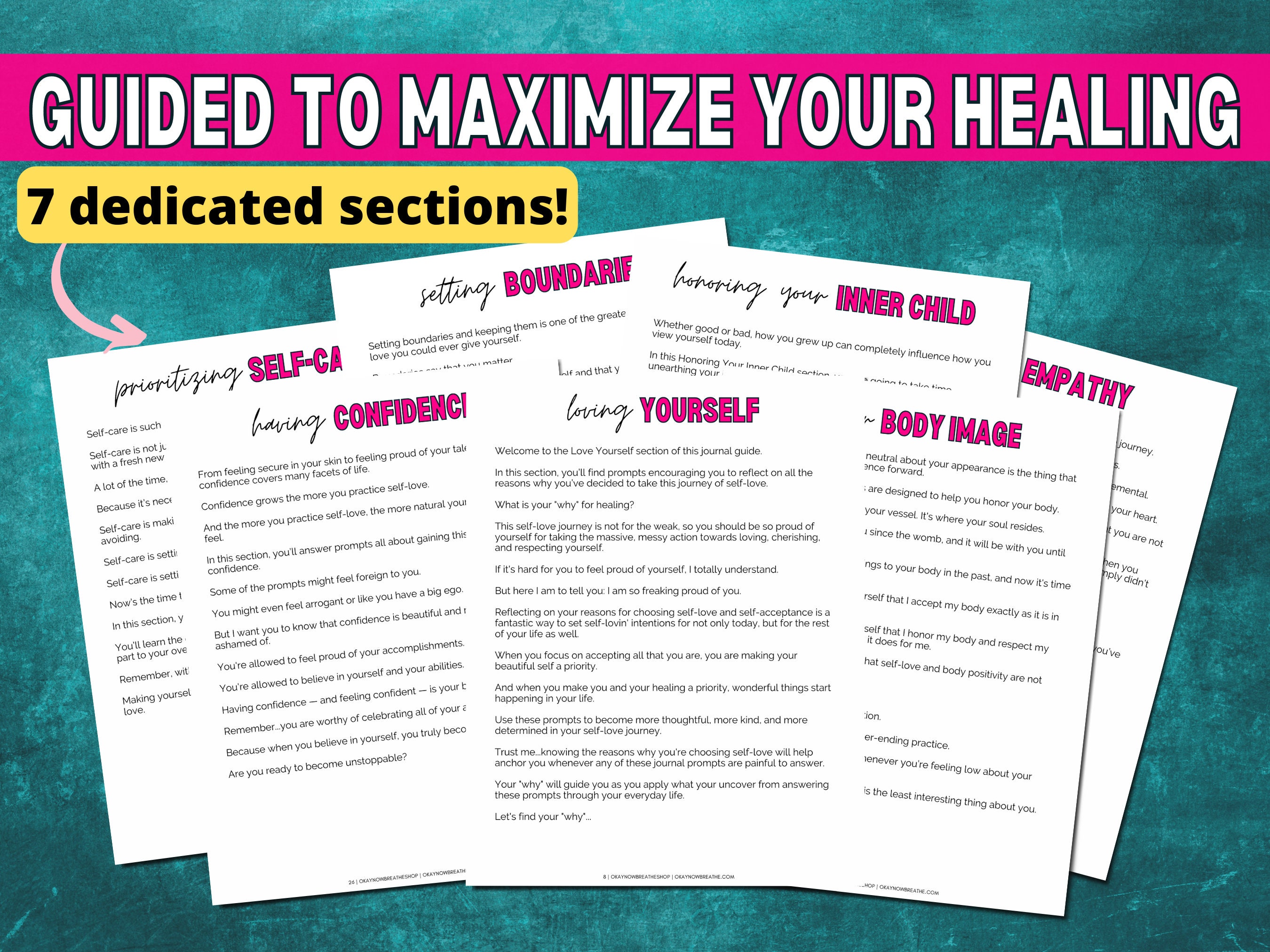 Self-love Journal Self-esteem Confidence Prompts Self-improvement Self ...