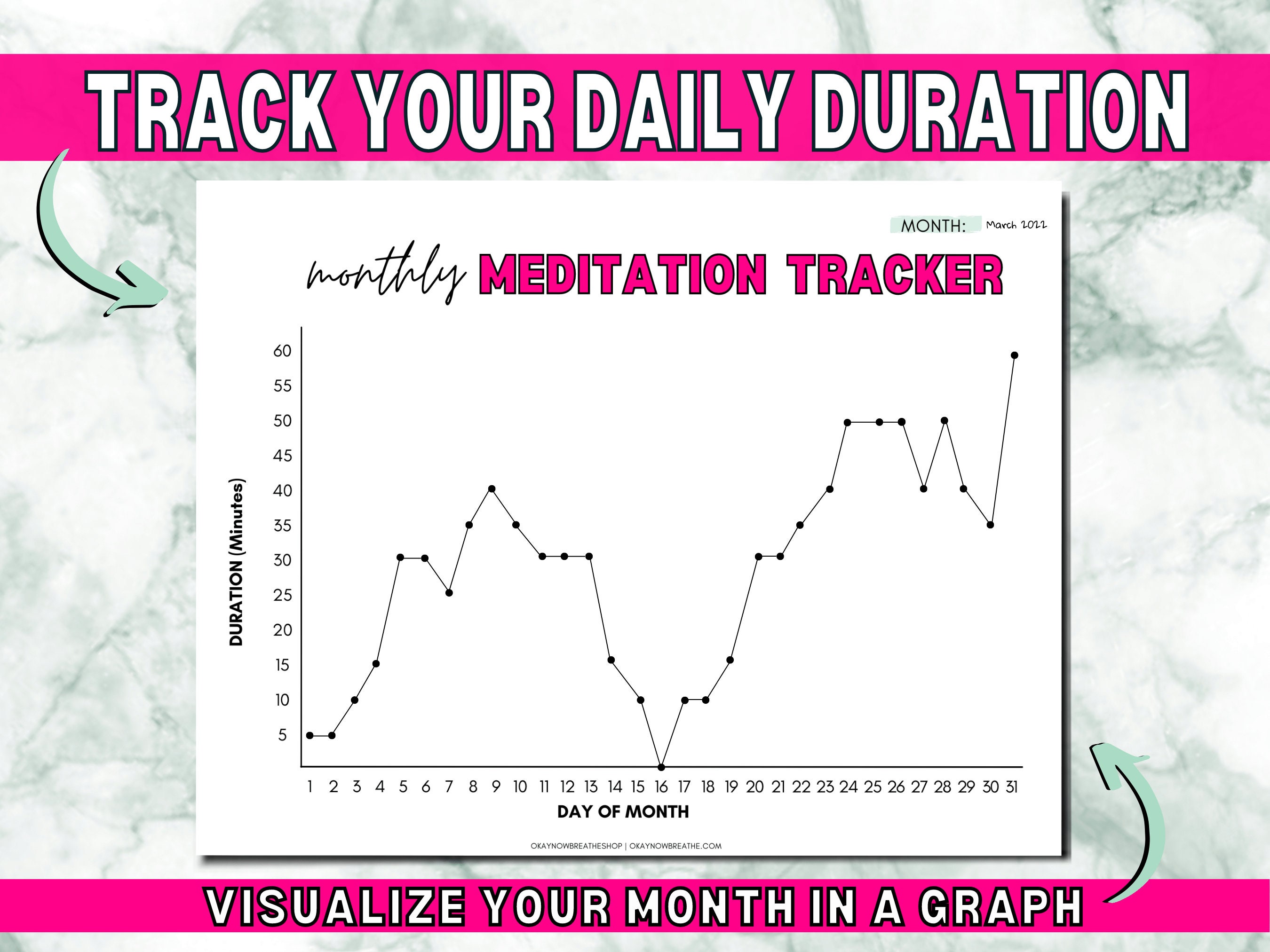 Meditation Tracker Printable | Daily Meditation Journal | Weekly ...
