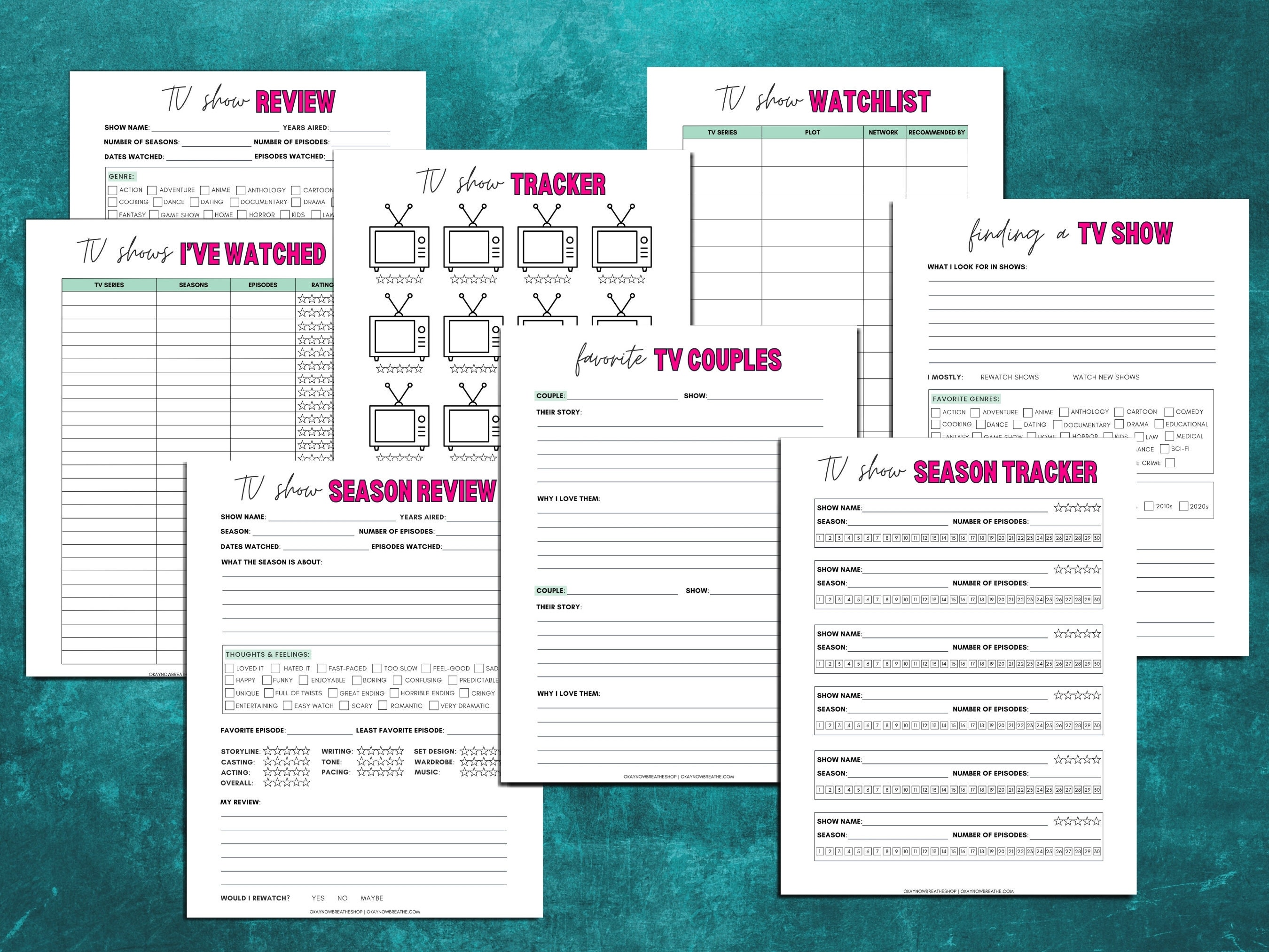 TV Show Tracker | Episode Tracker | TV Lover | TV Series Planner | Tv Journal | Streaming ...