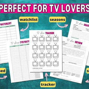 TV Show Tracker | Episode Tracker | TV Lover | TV Series Planner | Tv ...