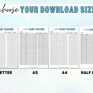 Sleep Dream Tracker Printable Pack Daily Monthly Sleep | Etsy