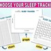 Sleep + Dream Tracker Printable Pack | Daily + Monthly Sleep Log ...