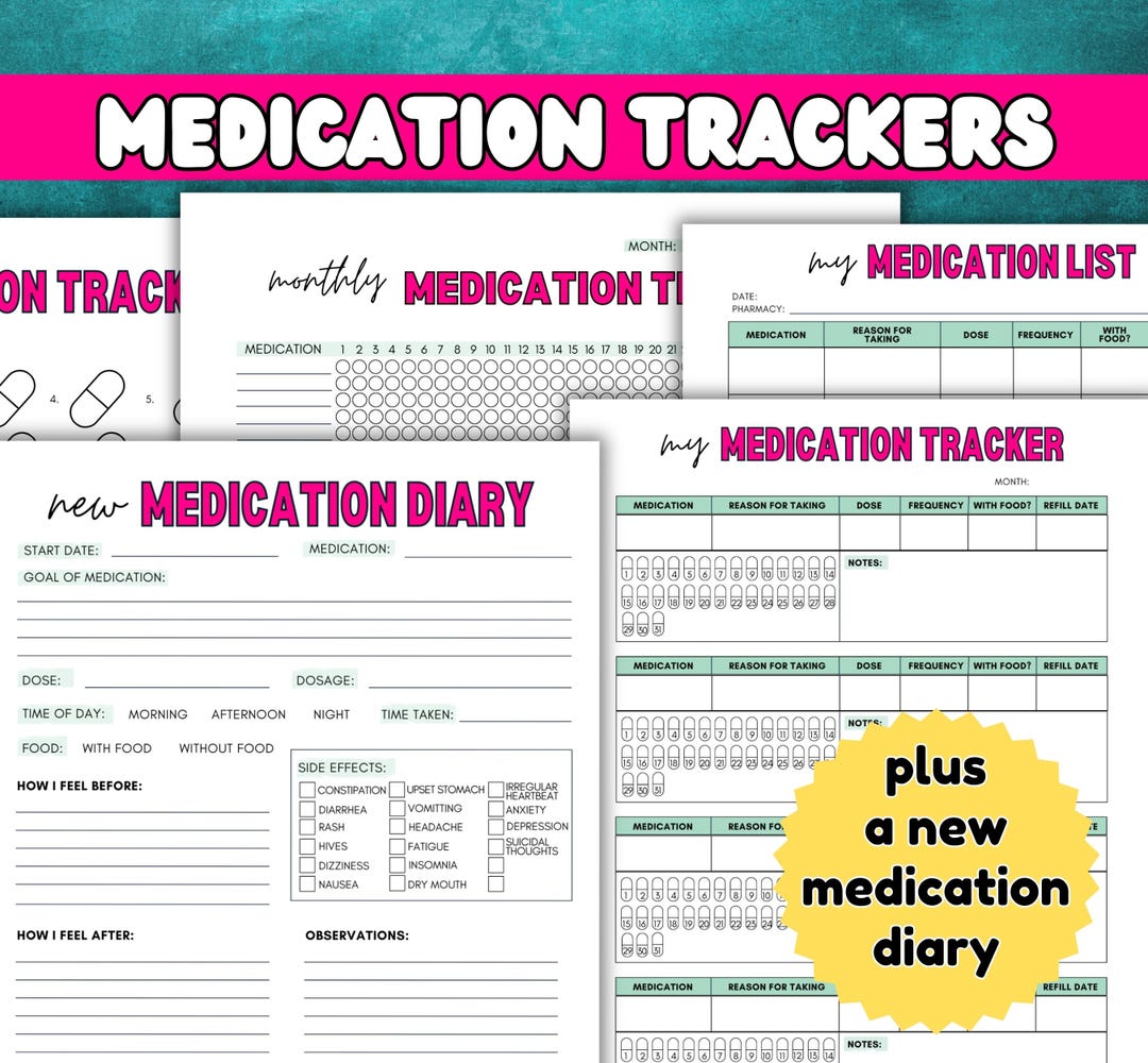 Medication List & Refill Tracker | Medication Management | Med Log ...