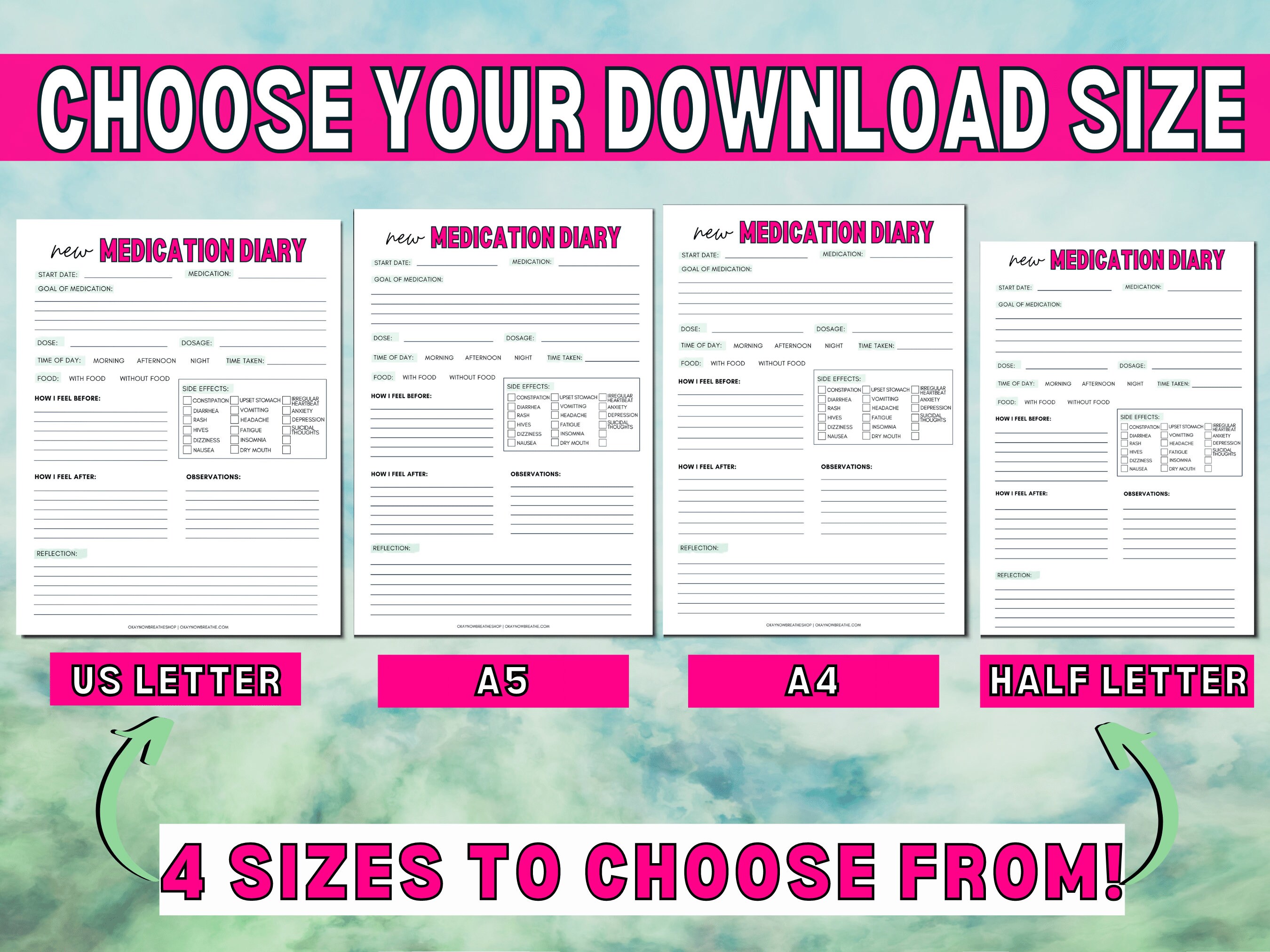 Medication List + Tracker | Printable Medication Log | Daily Medication ...