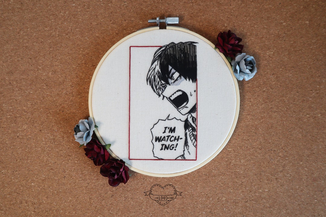 Todoroki Shoto (BNHA) Hand-embroidered 15cm - Etsy