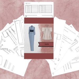 Yukata Pattern // Pattern and Tutorial // Intermediate Level - Etsy