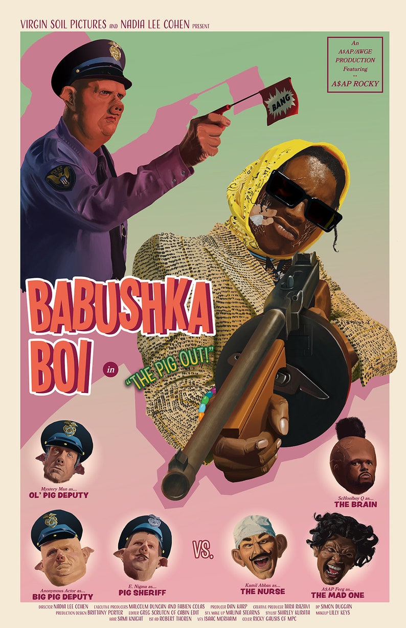 ASAP Rocky "babushka Boi" Poster - Etsy