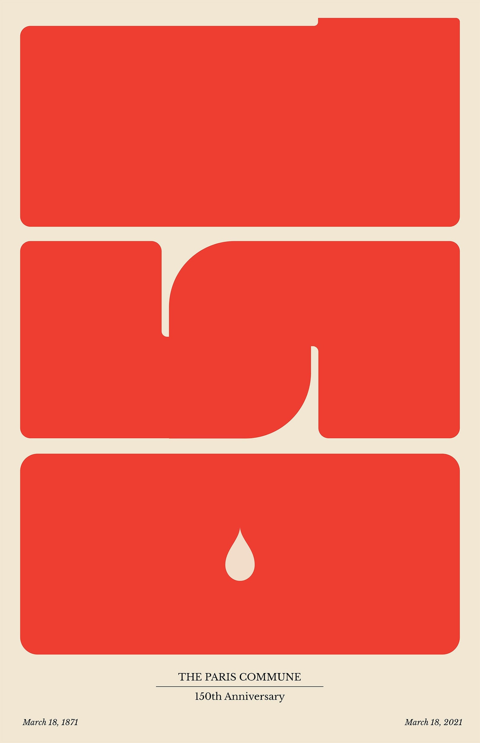 Paris Commune 150th Anniversary Poster - Etsy