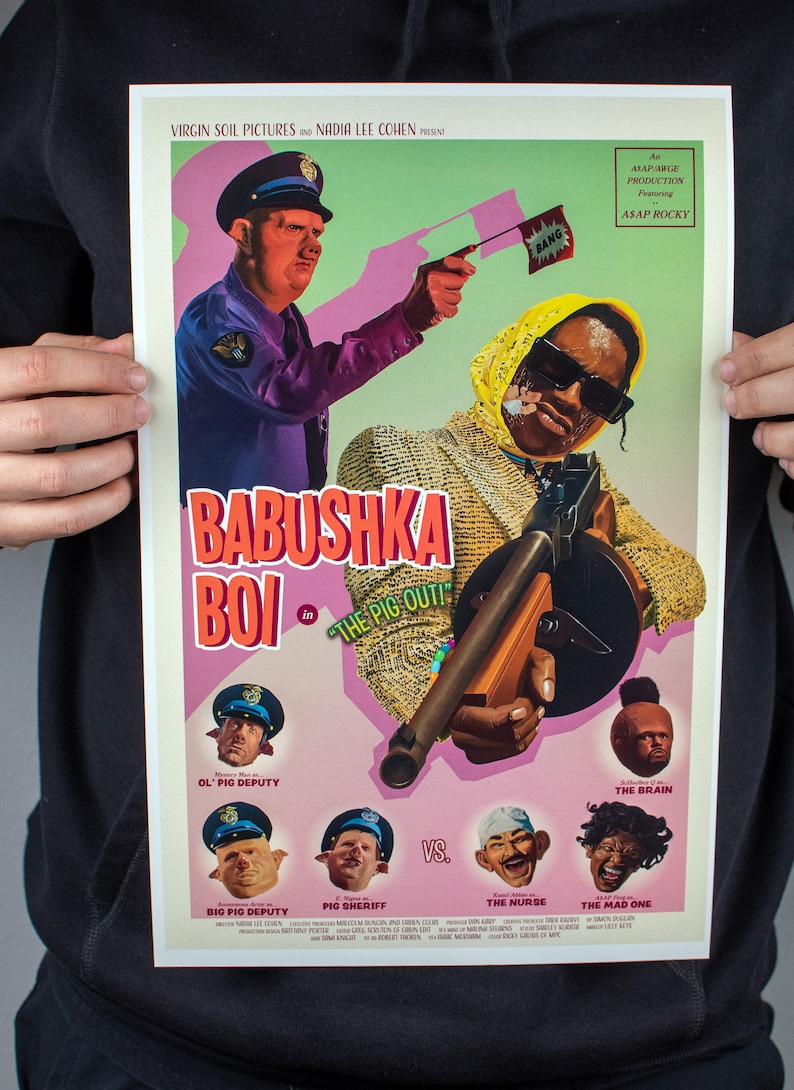ASAP Rocky babushka Boi Poster - Etsy