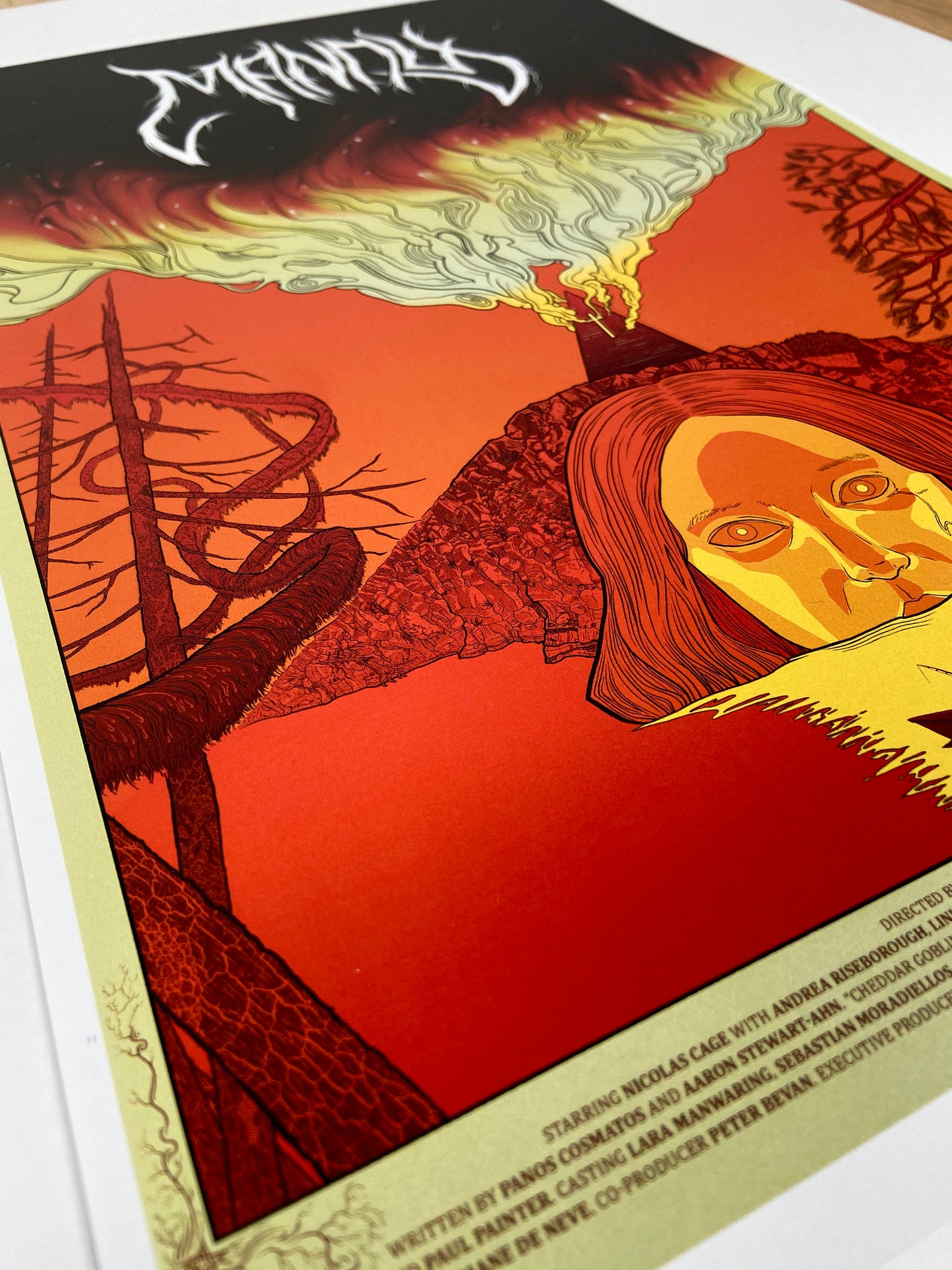 MANDY Illustrated Movie Poster - Etsy