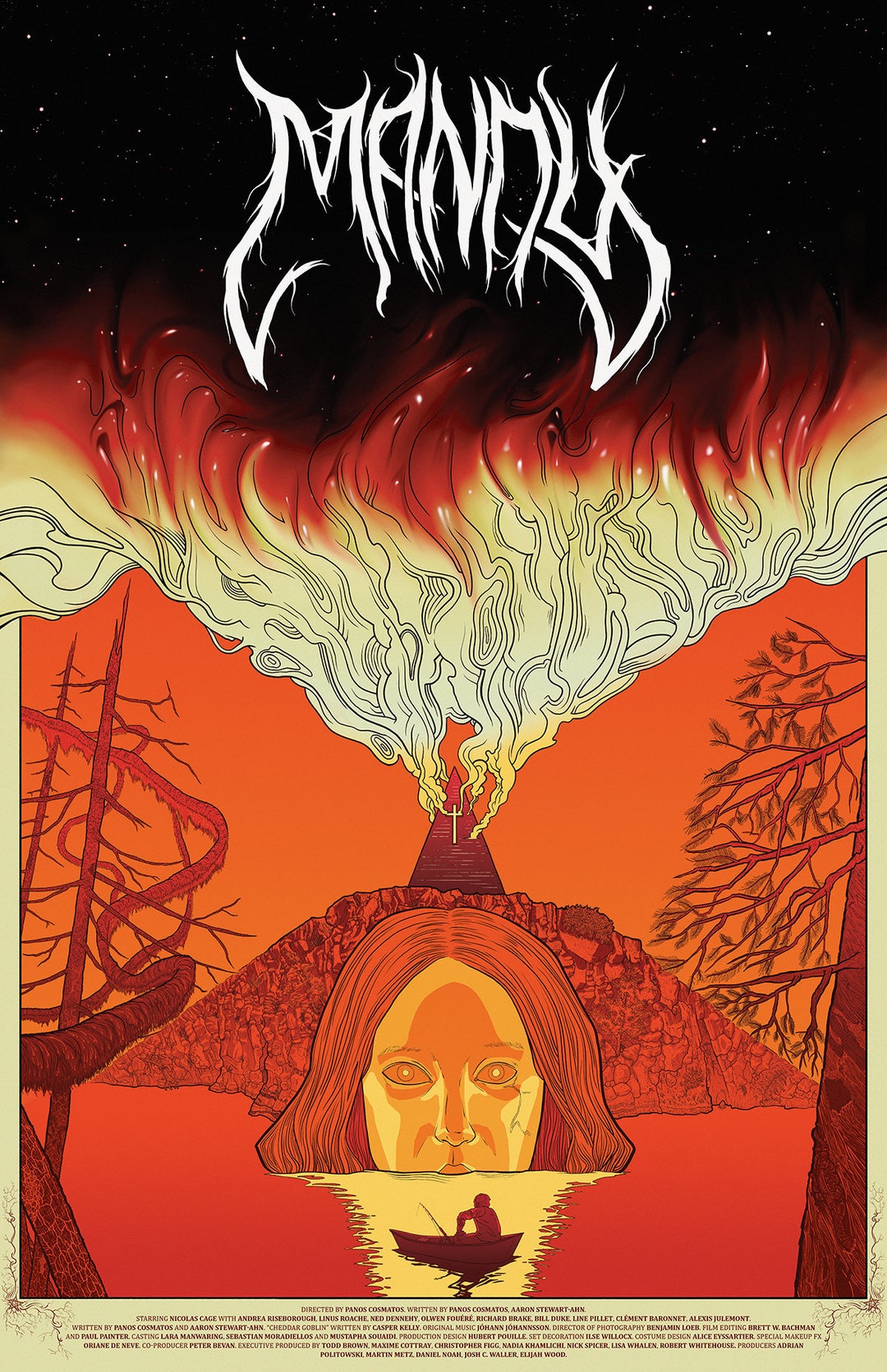 MANDY Illustrated Movie Poster - Etsy