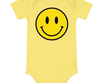 Smiley Face Baby Clothes - Etsy