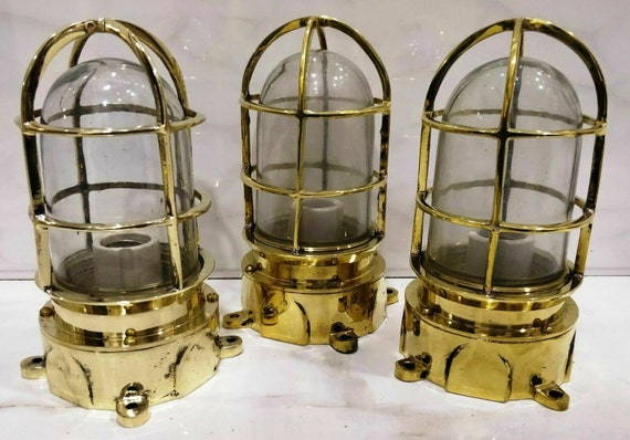 Sconces Home & Living New Marine Brass Solid Nautical Ship Mount ...