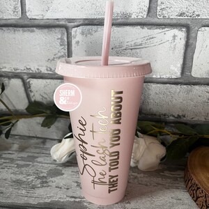 Lash Tech Cold Cup Gift, Lash Boss, Eyelash Artist Drinks Cup ...