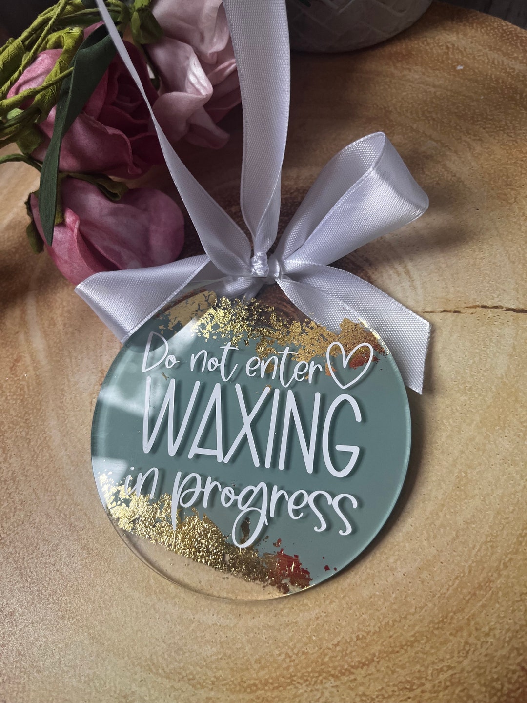 Acrylic Door Hanging Sign for Waxing Room, Wax Specialist, Treatment ...
