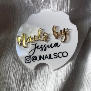 Nail Technician, Beauty Salon Prop, Nailfie Disc, Acrylic, Business ...