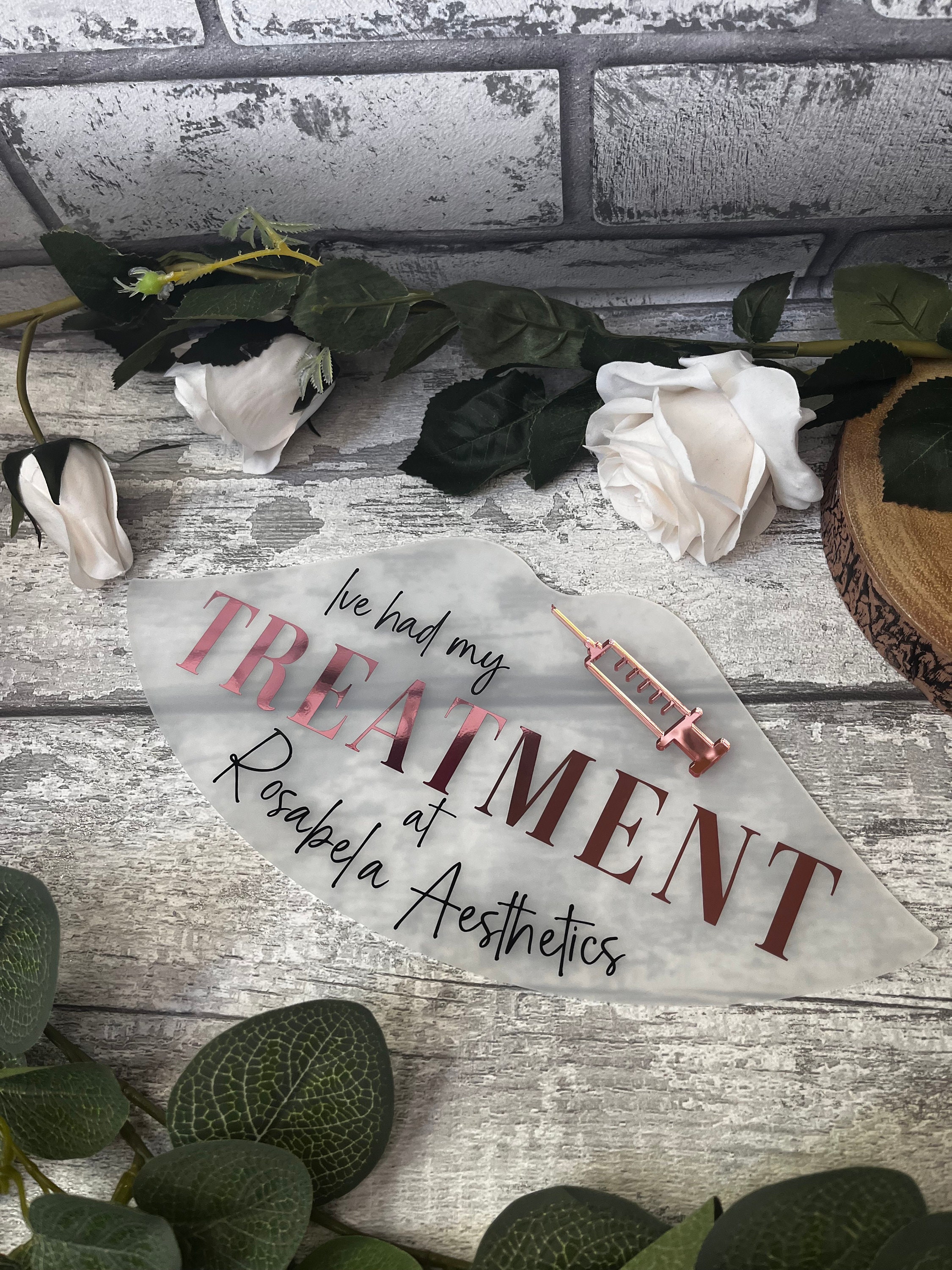 Acrylic Lip Shape Sign, Aesthetic Treatment, Treatment Sign, Lip Filler ...